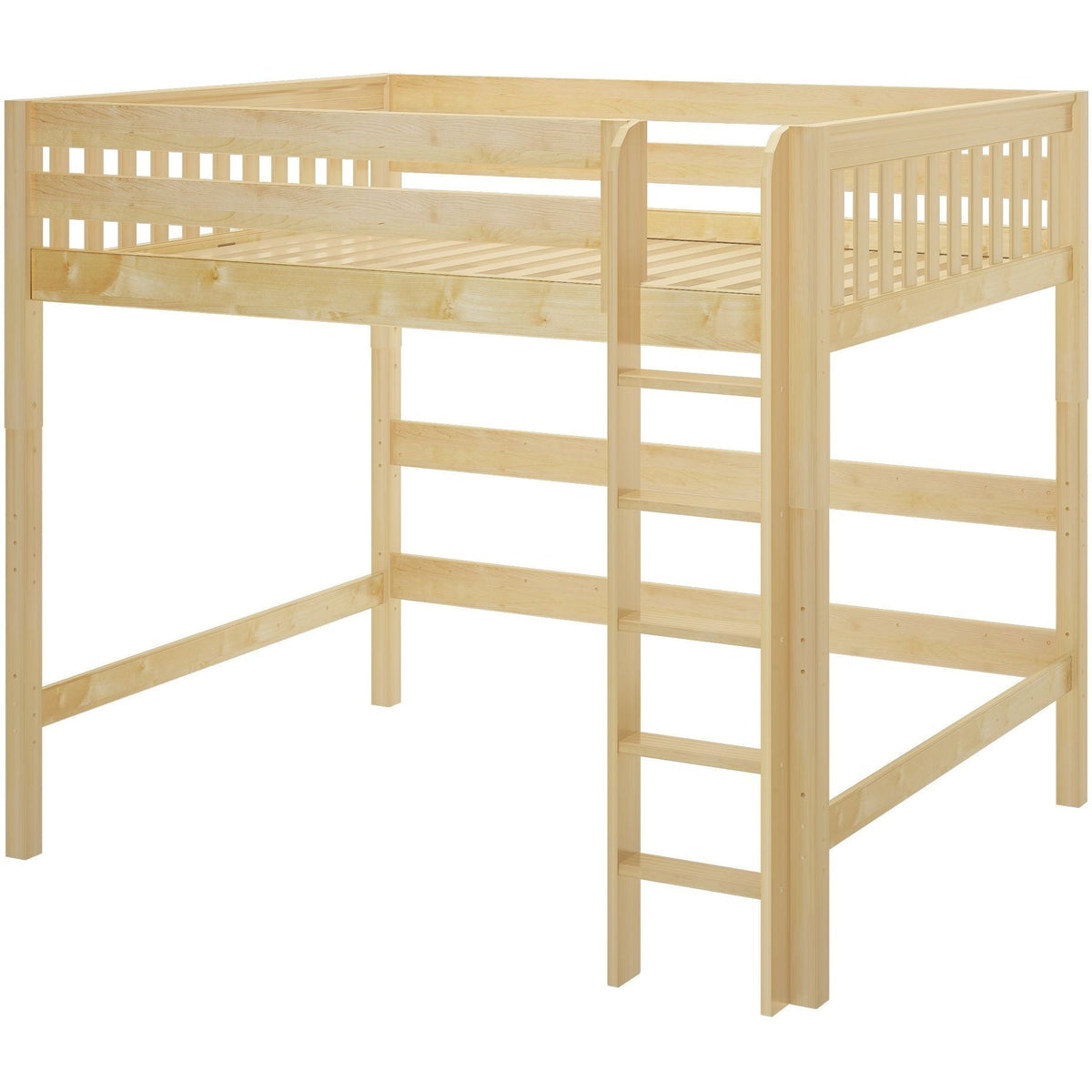 Maxtrix Queen High Loft Bed with Ladder — Decor4Kids