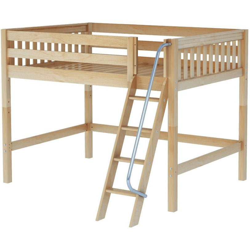 Maxtrix Full Mid Loft Bed with Ladder — Decor4Kids